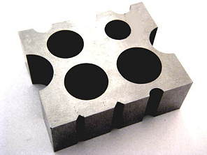 Devardi Glass Lampworking Steel Marvers and Shapers Dapping Doming Blocks